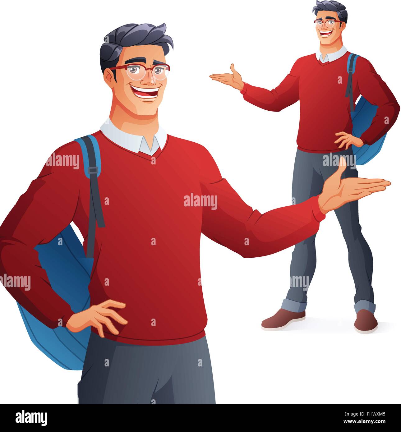 College Student Vector