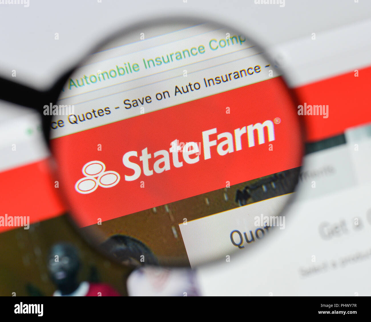 State farm logo hi-res stock photography and images - Alamy