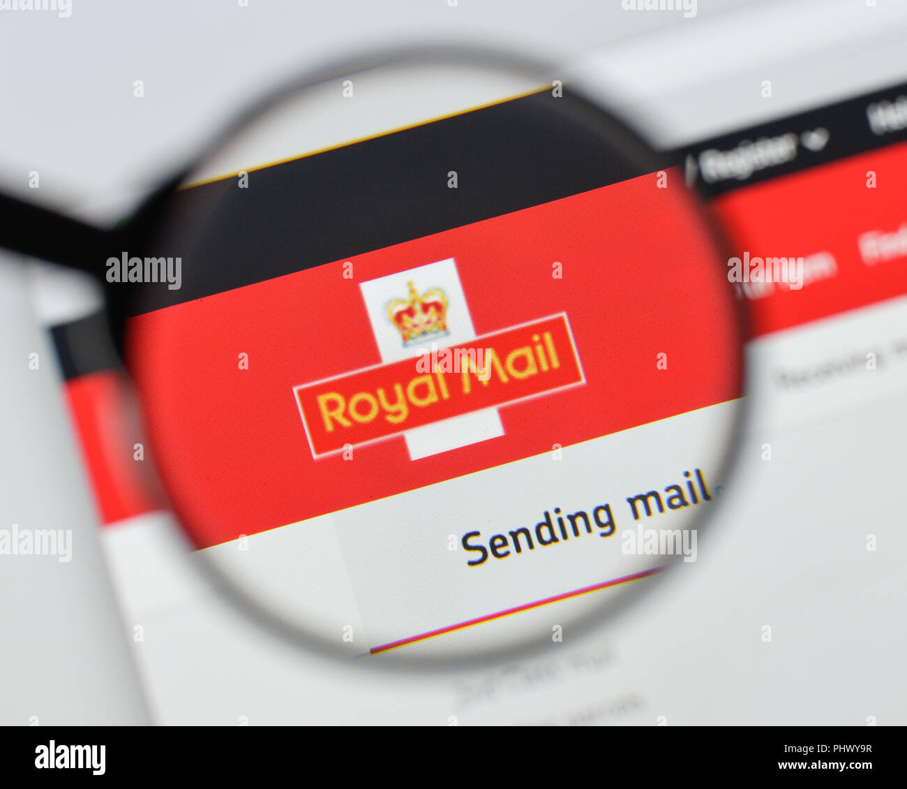 Royal mail logo hi-res stock photography and images - Alamy