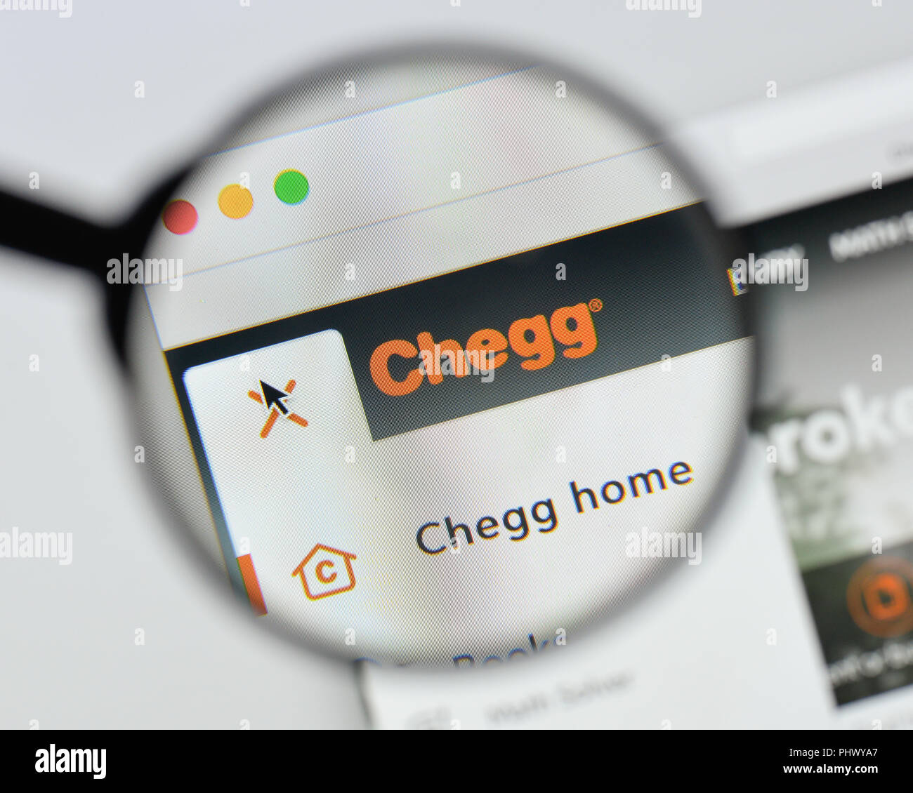 Chegg logo hi-res stock photography and images - Alamy