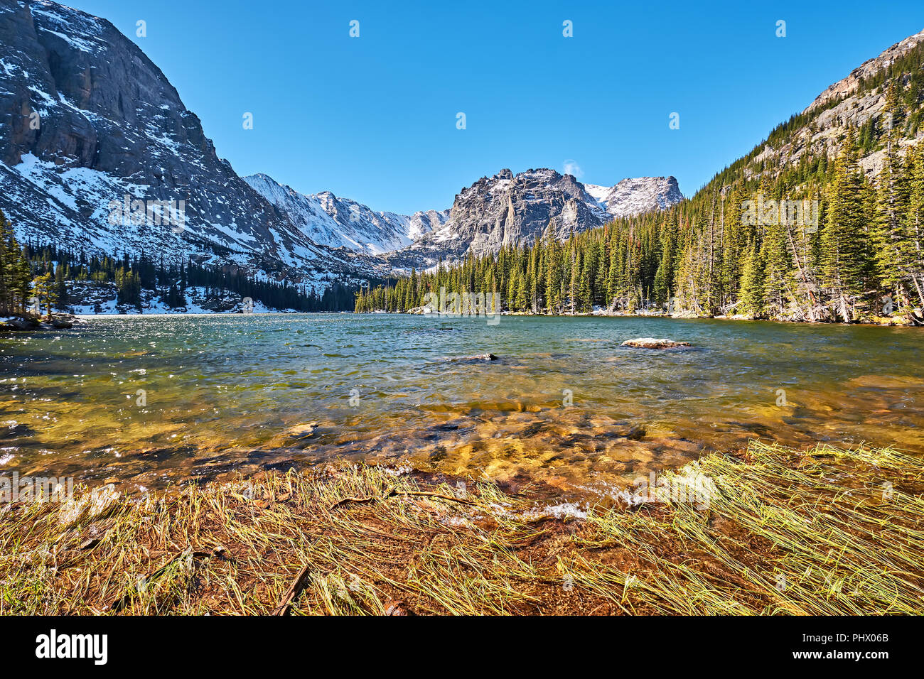 The Loch Lake, Rocky Mountains, Colorado, USA Stock Photo - Alamy
