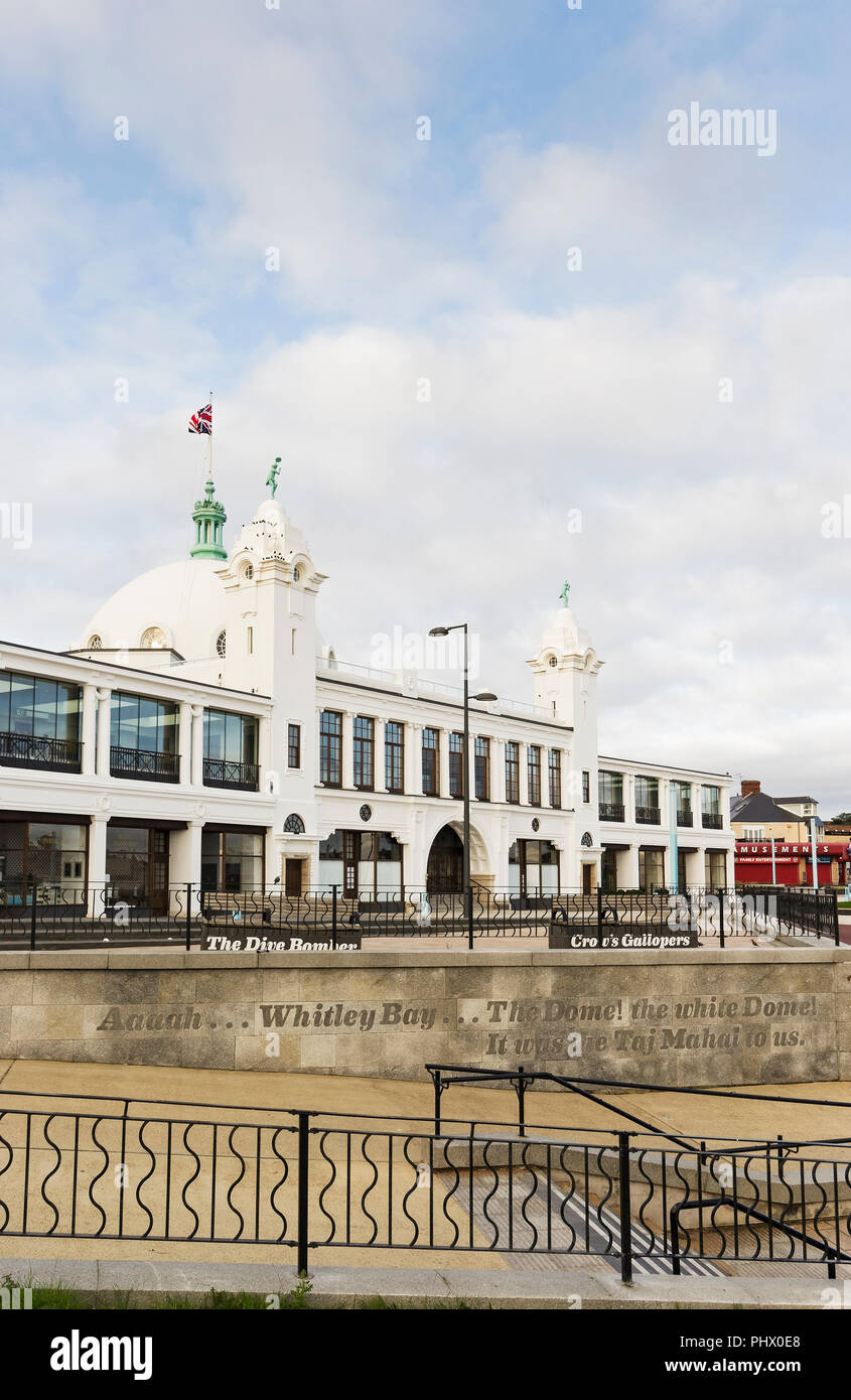 Spanish City at Whitley Bay, North Tyneside, UK after refurbishment ...