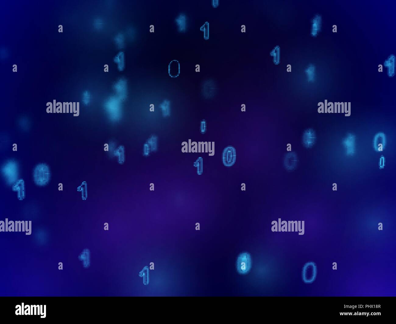 Information technology abstract background. Secure digital information ...