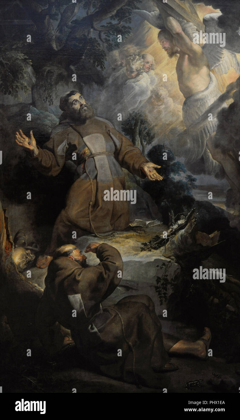 Peter Paul Rubens (1577-1640). Flemish painter. The Stigmatisation of Saint Francis, 1615-1616 ...