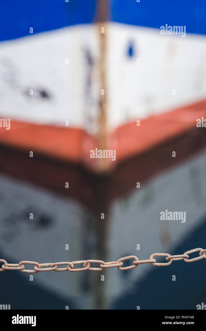 Chain in fisherman boat hi-res stock photography and images - Alamy