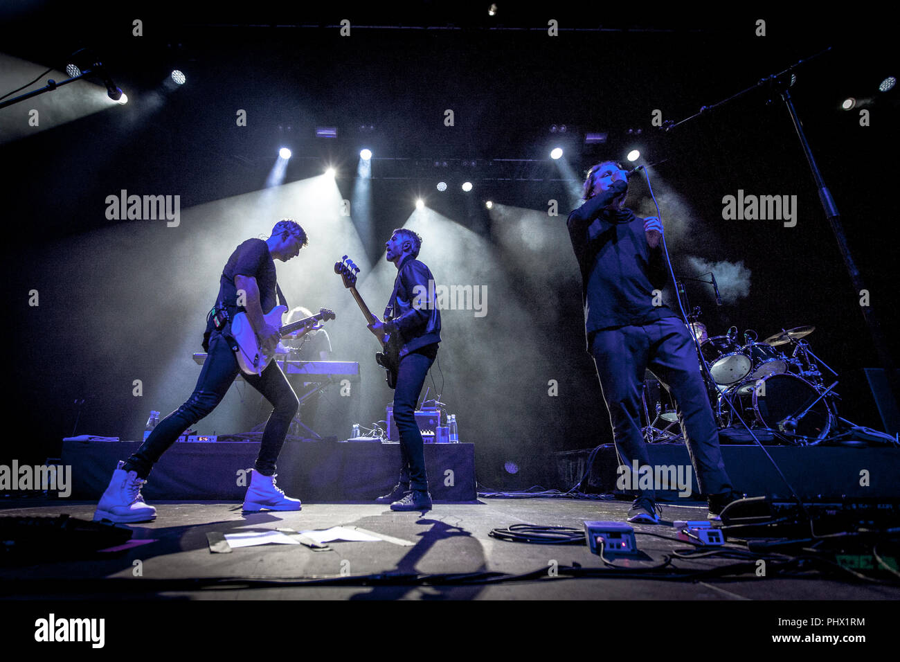 Denmark, Copenhagen - August 31, 2018. Mew performs a live concert at ...
