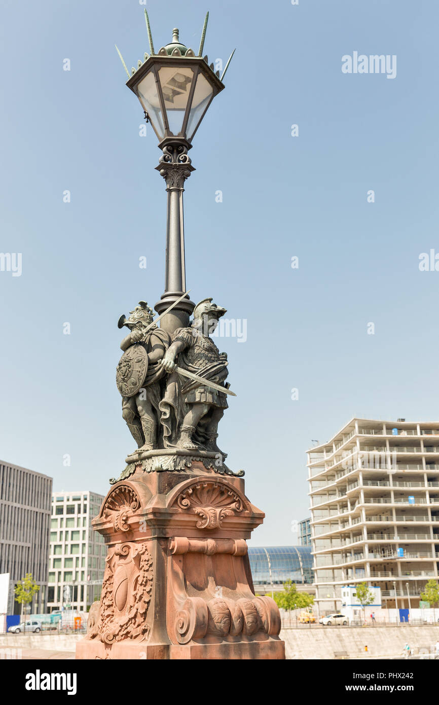 Moltke Bridge statue in Berlin, Germany Stock Photo - Alamy