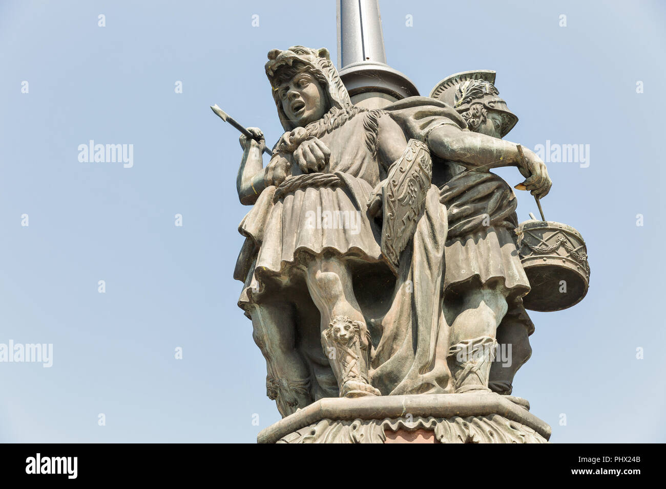 Moltke Bridge statue in Berlin, Germany Stock Photo - Alamy
