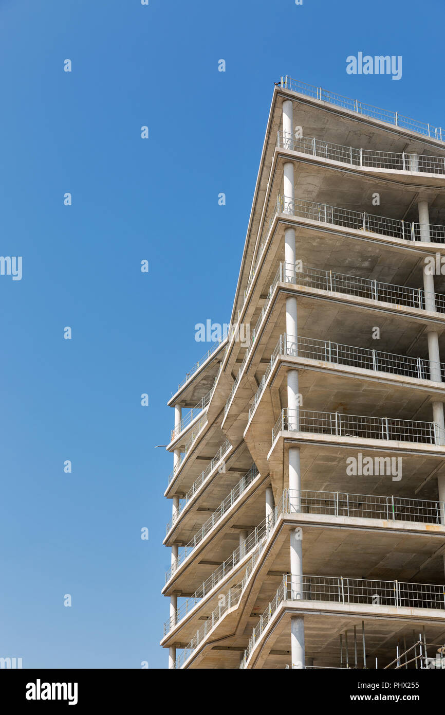 Modern office building on a construction site Stock Photo - Alamy