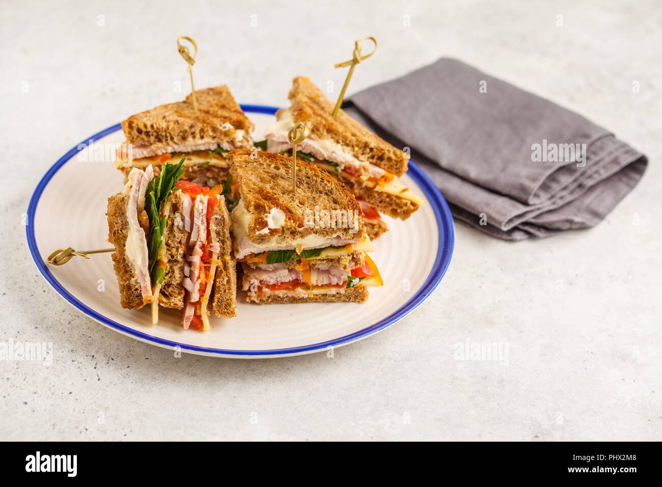 Club sandwiches hi-res stock photography and images - Alamy