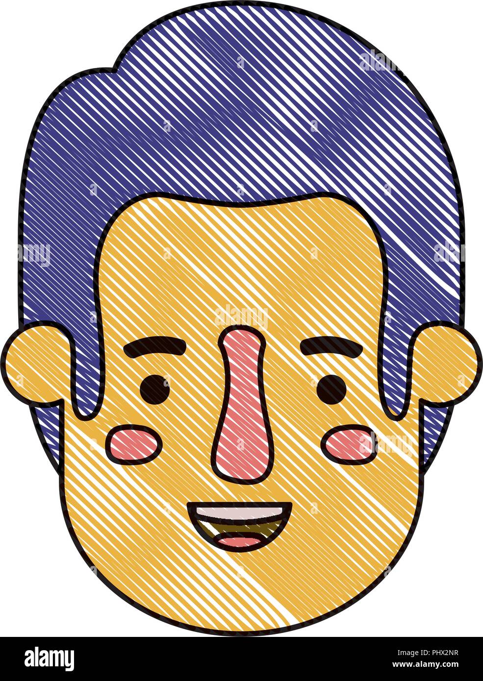 young man head avatar character Stock Vector Image & Art - Alamy