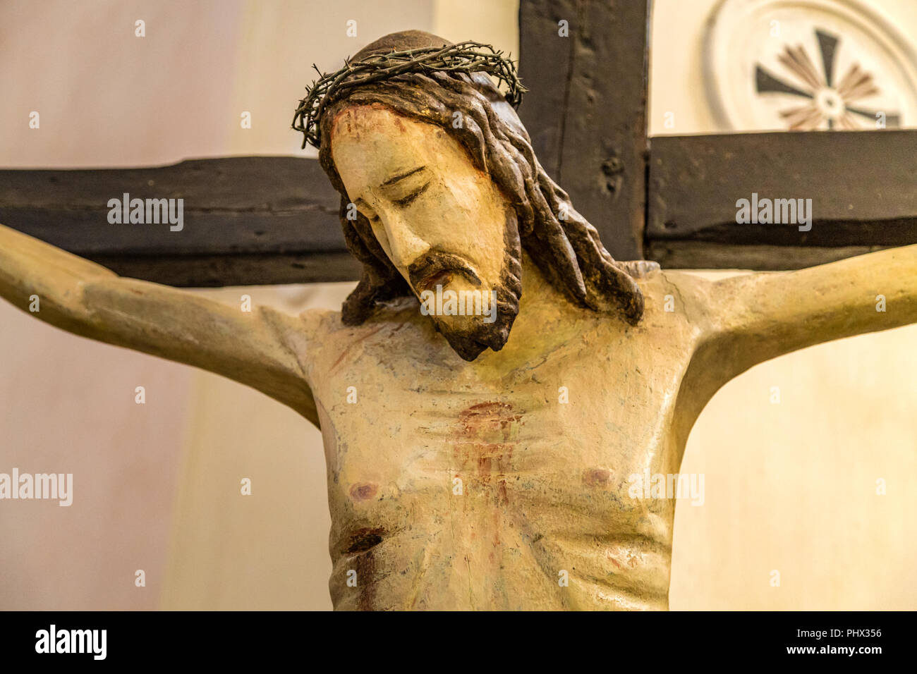 closeup of statue of Jesus Christ Stock Photo - Alamy