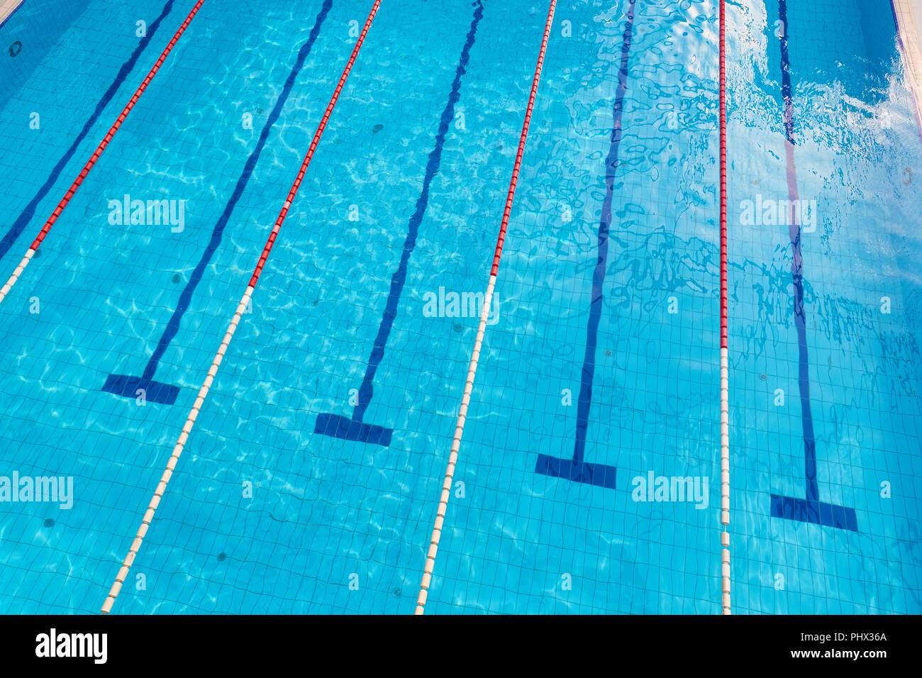 Seimming Pool Lanes Stock Photo - Alamy