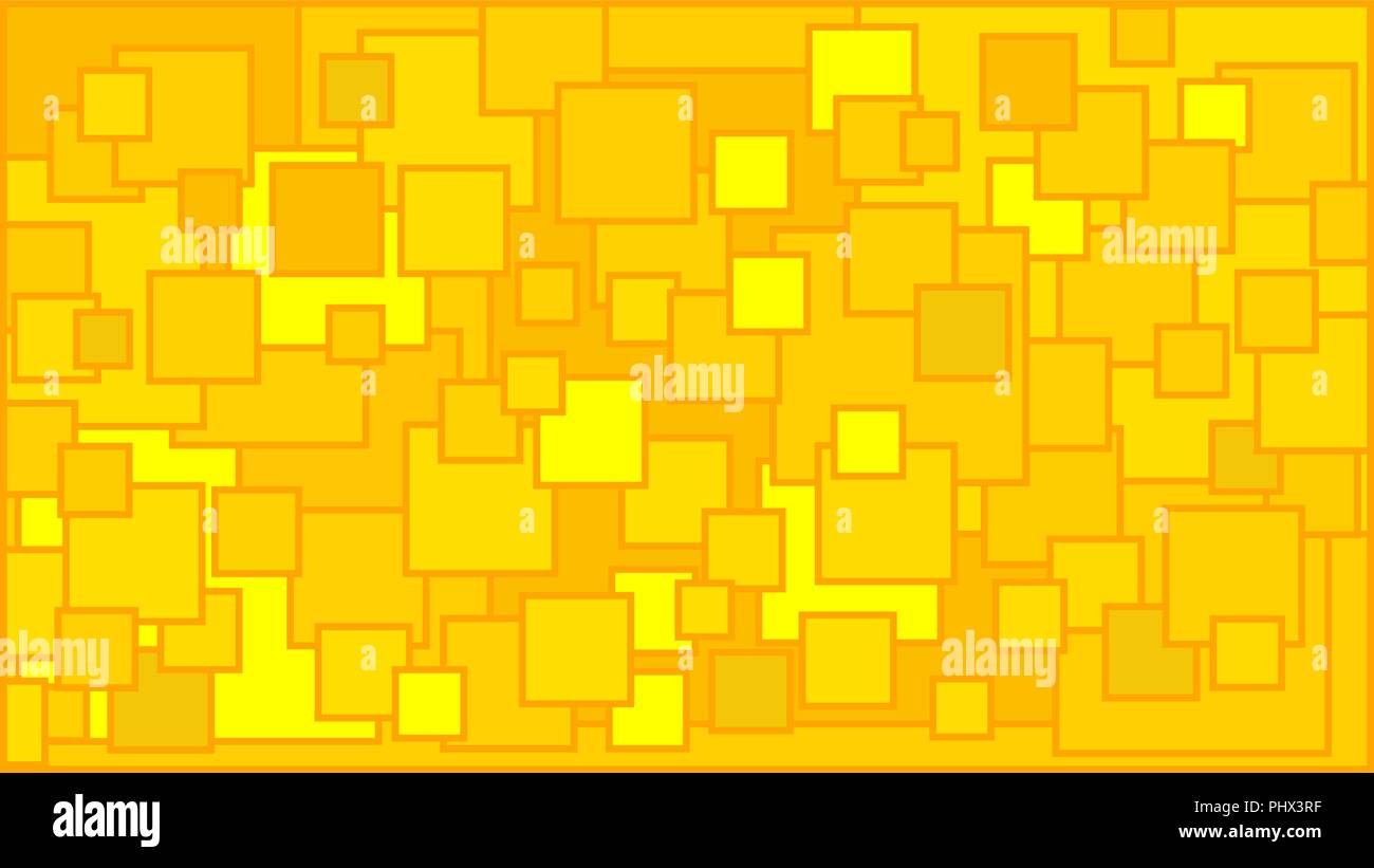 Squares in various shades of yellow background - Illustration ...