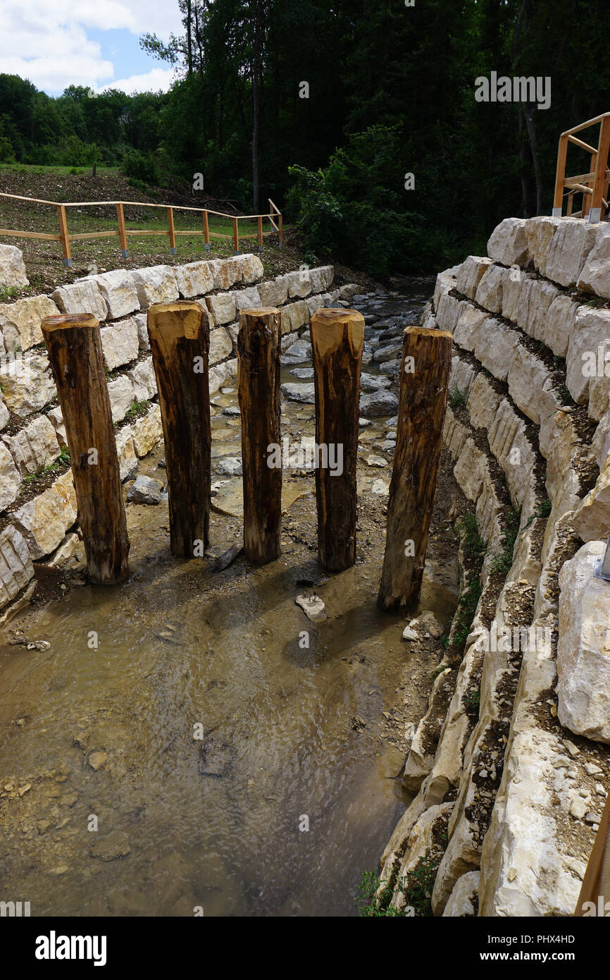 flood protection dam; flood protection measures Stock Photo - Alamy