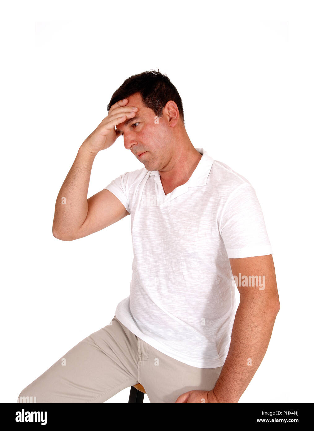 Man covering his face hi-res stock photography and images - Alamy