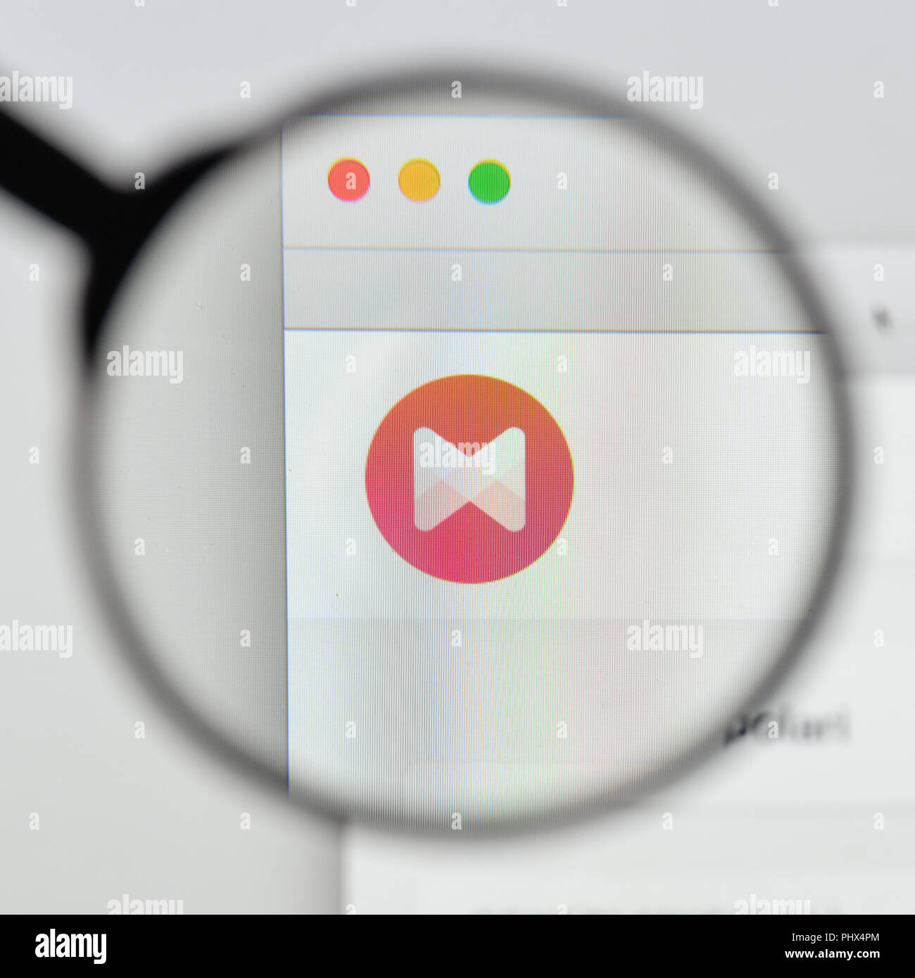 Milan, Italy - August 20, 2018: MUSIXMATCH website homepage. MUSIXMATCH ...