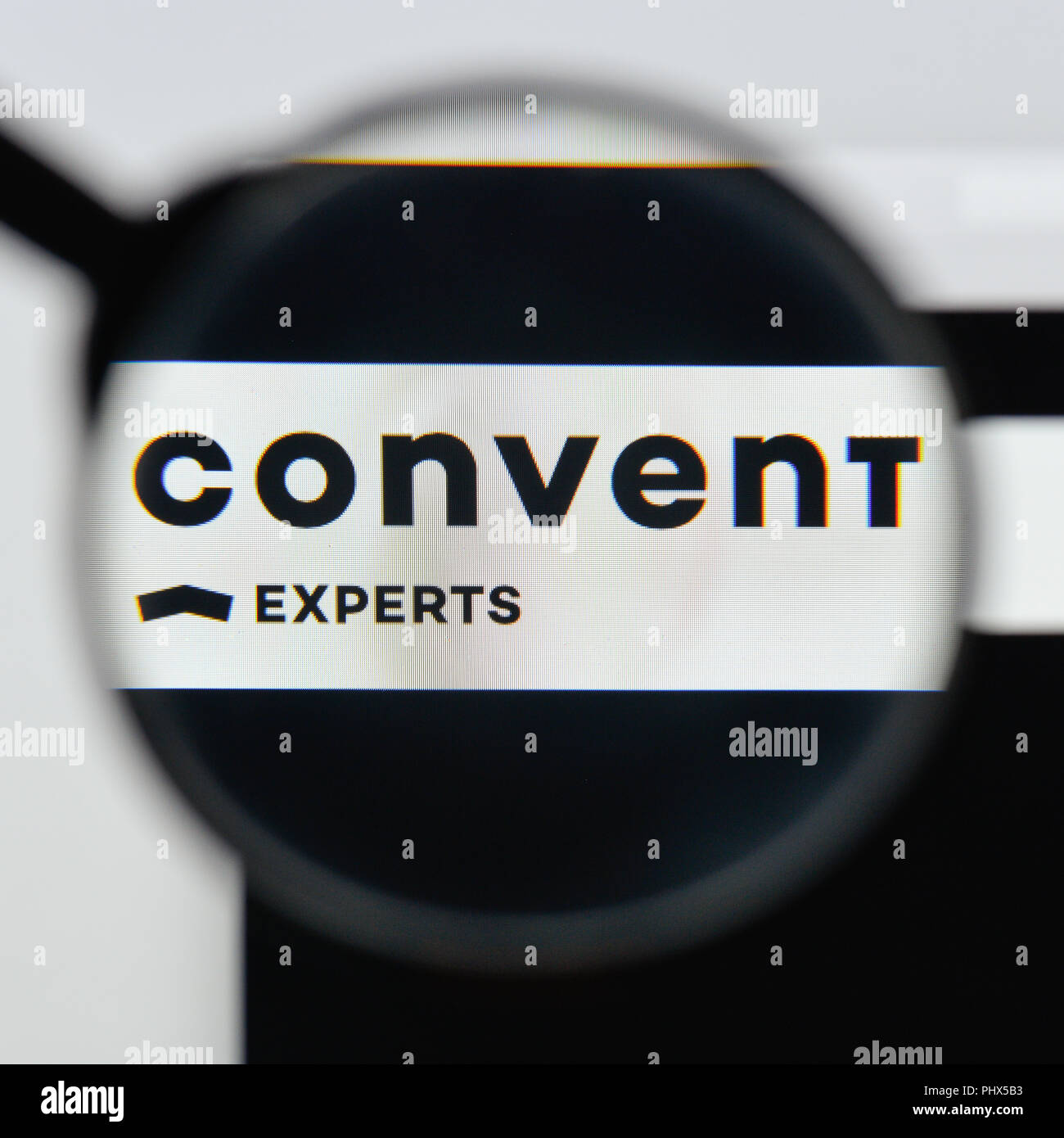Milan, Italy - August 20, 2018: convent energy website homepage ...