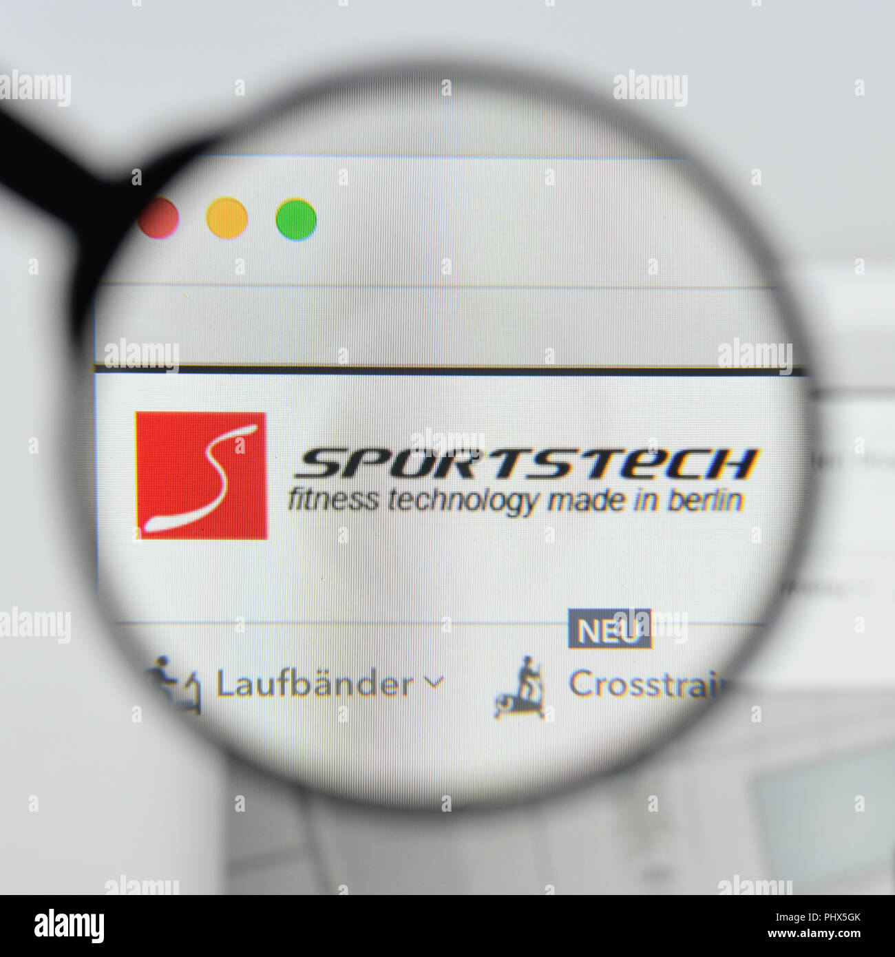 Milan, Italy - August 20, 2018: InnovaMaxx (Sportstech) website ...