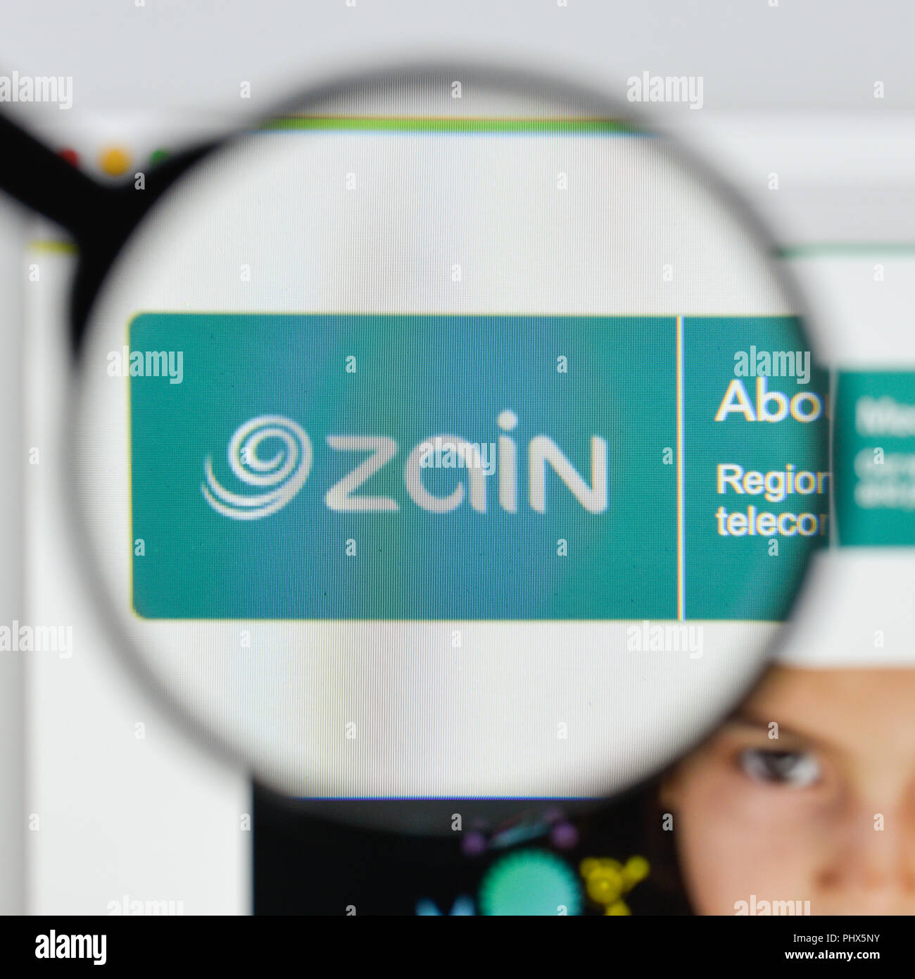 Zain logo hi-res stock photography and images - Alamy