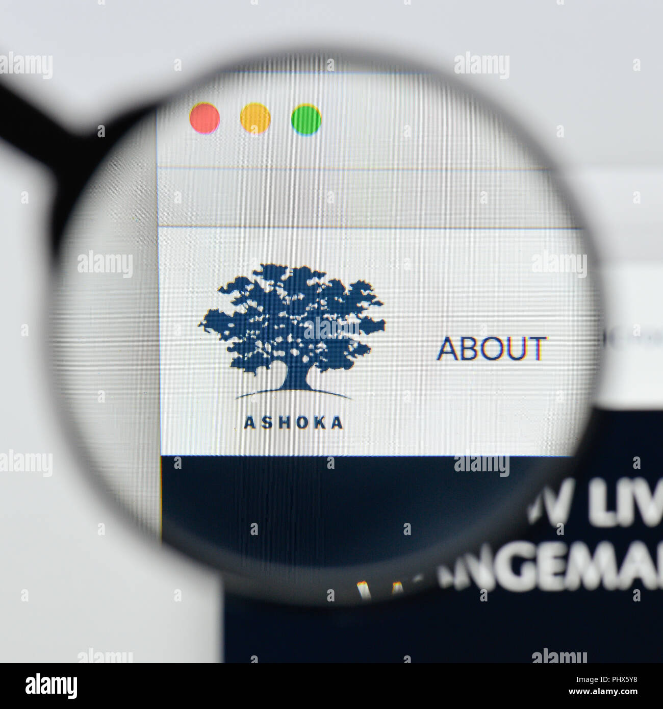 Ashoka logo hi-res stock photography and images - Alamy