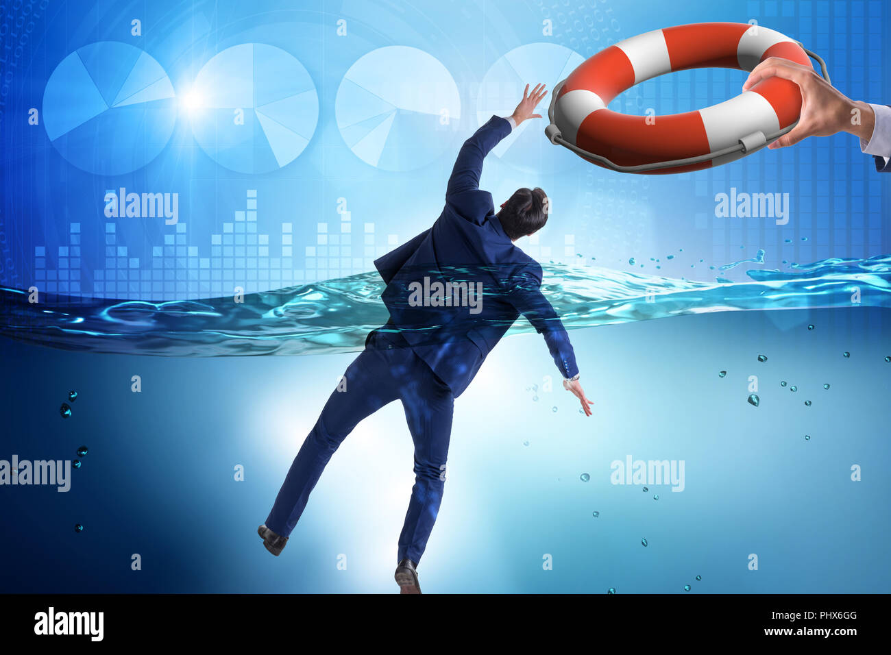 Drowning man saved hi-res stock photography and images - Alamy