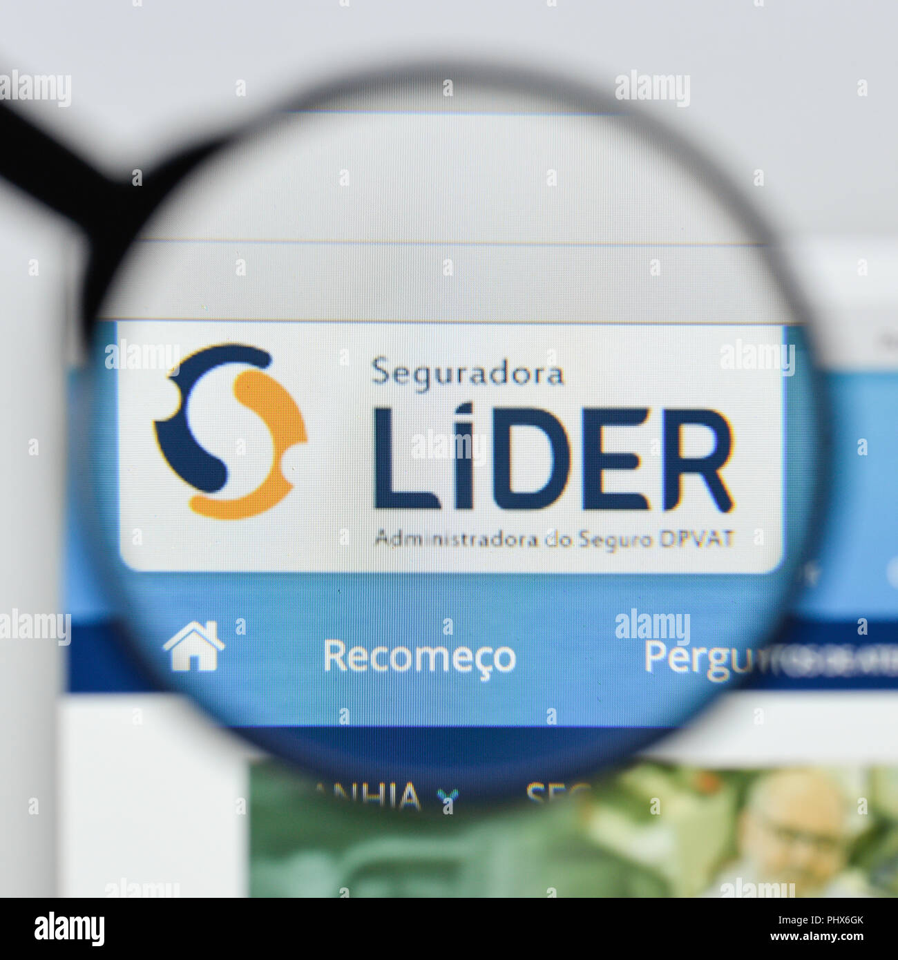 Milan, Italy - August 20, 2018: Seguro DPVAT Oficial website homepage ...