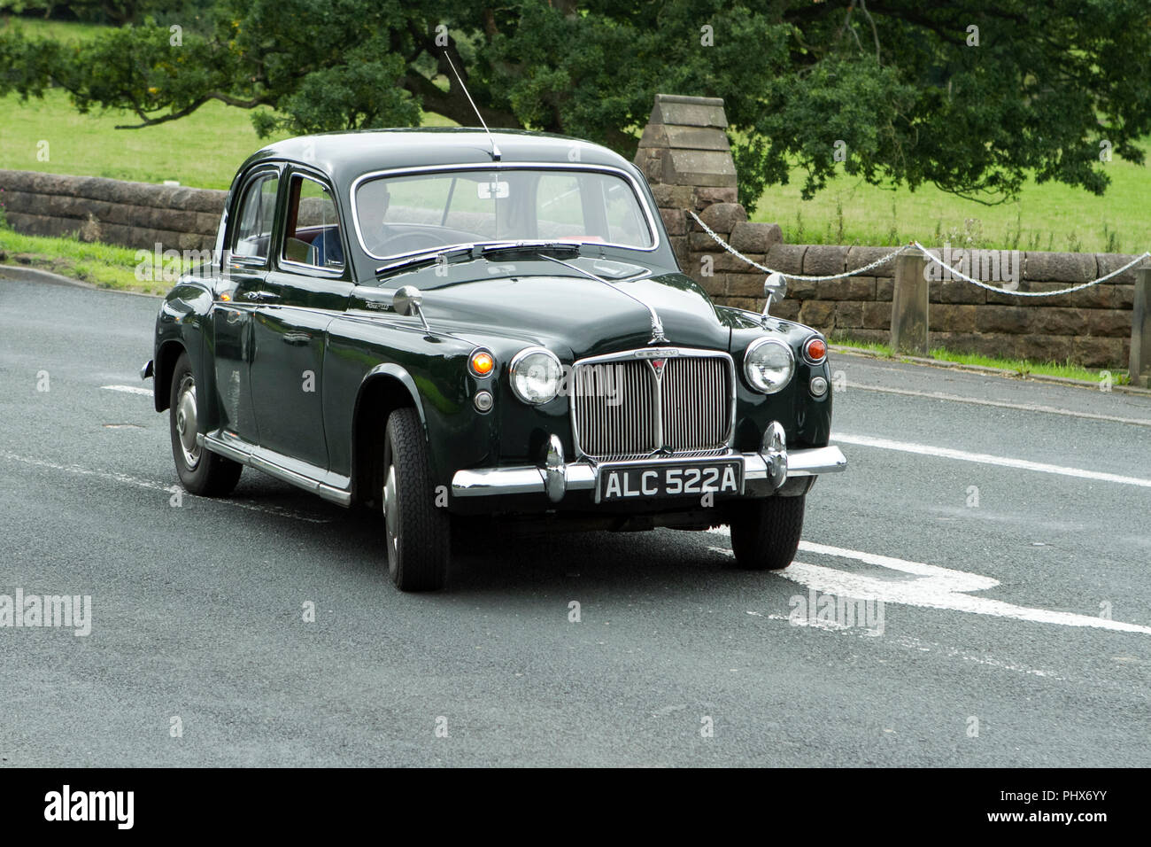 ALC522A green Rover 110 at Hoghton towers annual classic vintage car ...