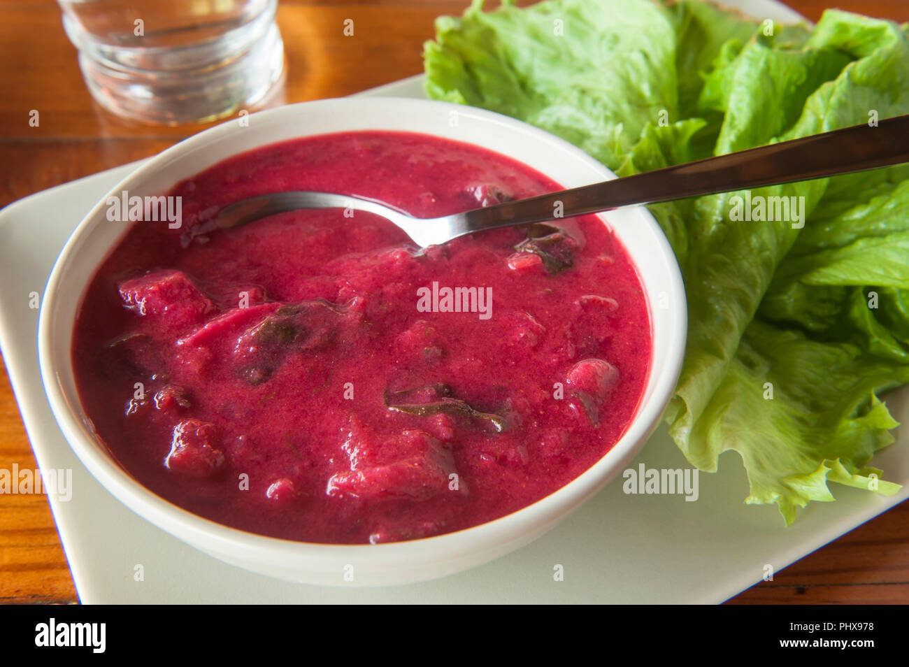 Thick chunky soup hi-res stock photography and images - Alamy