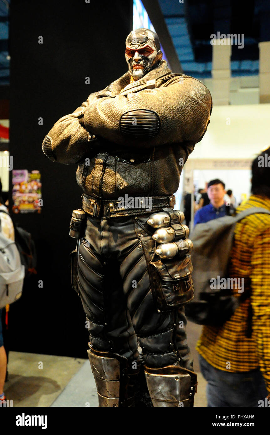 Fiction super villain action figure character of Bane from DC movies ...