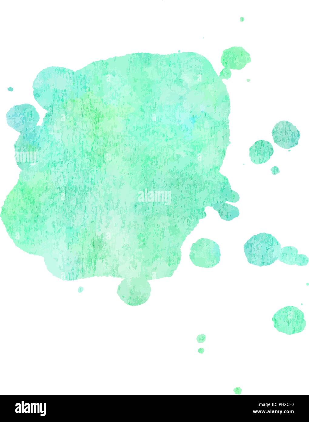 Vector abstract artistic vibrant teal watercolor background texture ...