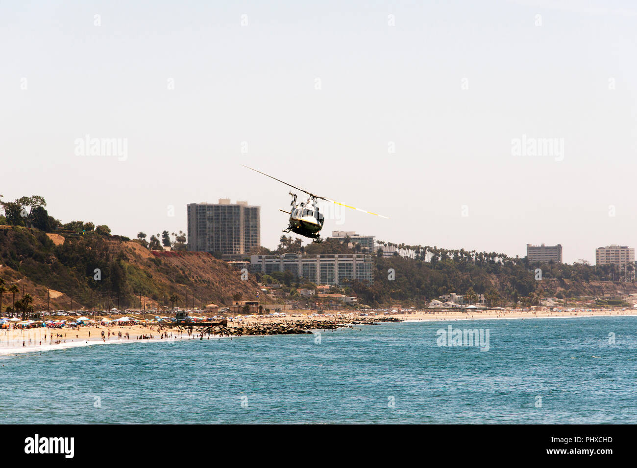Los angeles helicopter view hi-res stock photography and images - Alamy