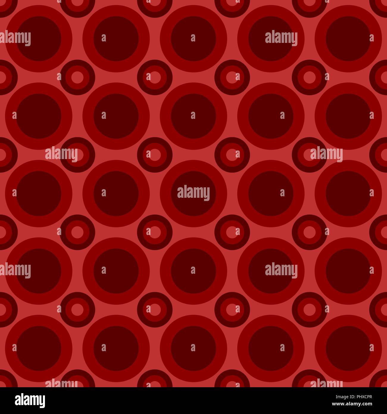 Maroon color seamless geometrical circle pattern background Stock ...