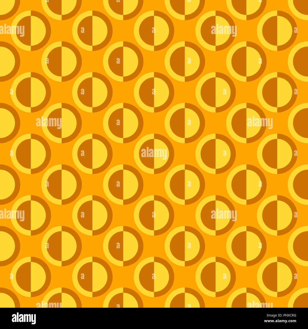 Abstract seamless pattern - vector circle background design Stock ...