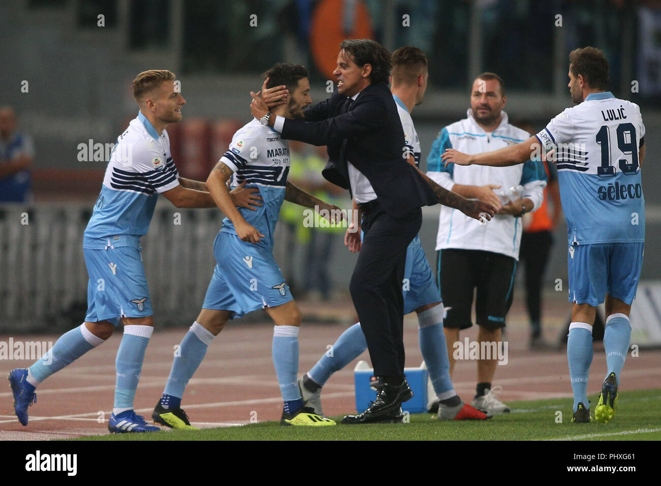Stadio Olimpico, Rome, Italy. 02nd Sep, 2018. SERIE A: LUIS ALBERTO ...
