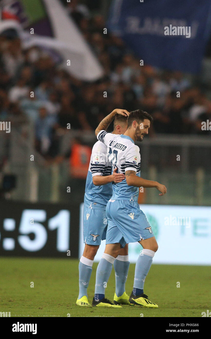 Stadio Olimpico, Rome, Italy. 02nd Sep, 2018. SERIE A: LUIS ALBERTO ...