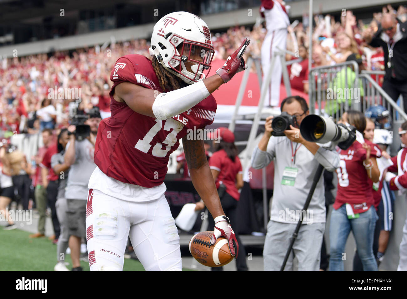Philadelphia, Pennsylvania, USA. 1st Sep, 2018. Temple Owls wide ...