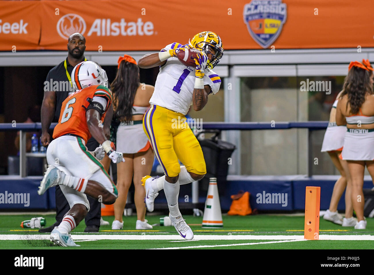 Arlington, Texas, USA. 02nd Sep, 2018. LSU Tigers wide receiver Ja'Marr ...
