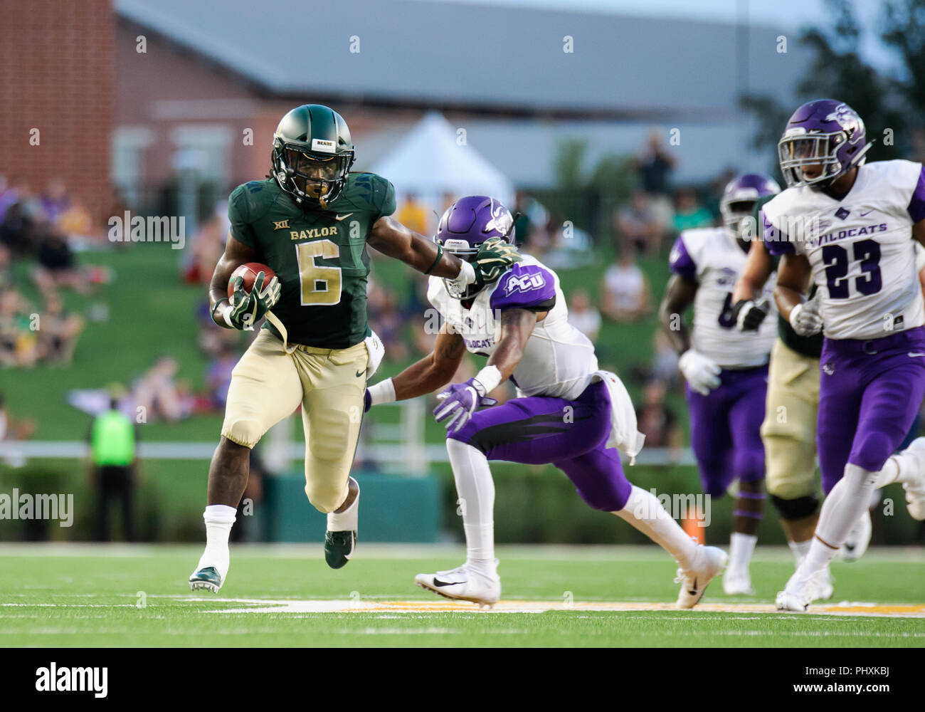 Waco, Texas, USA. 1st Sep, 2018. Abilene Christian Wildcats safety ...