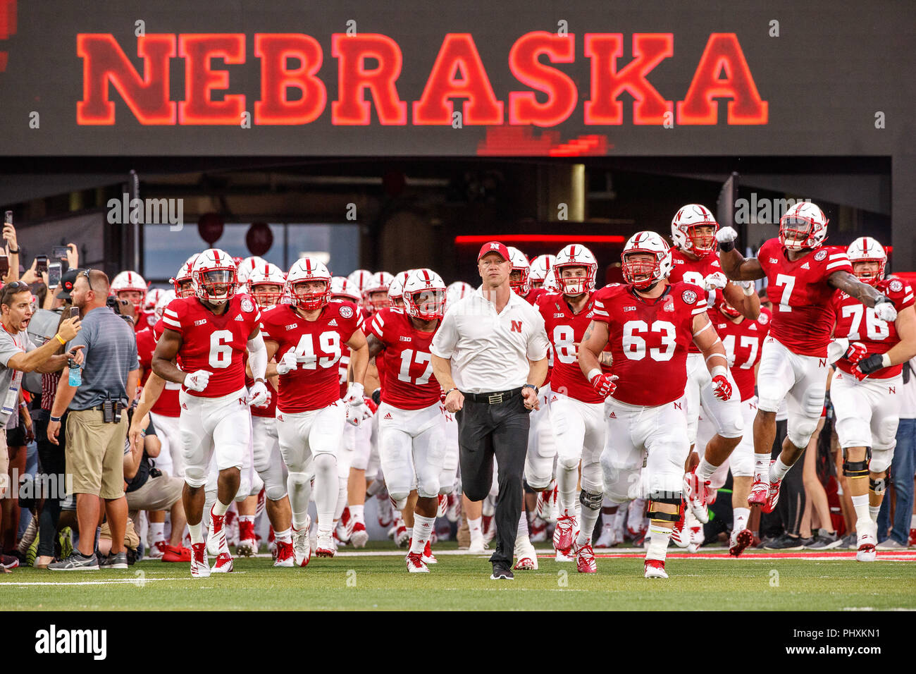 Nebraska football tunnel hi-res stock photography and images - Alamy