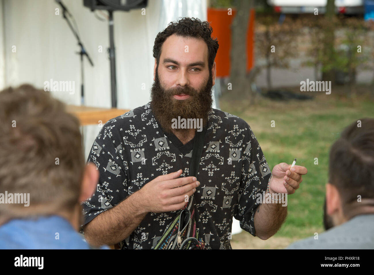 Duesseldorf, Deutschland. 31st Aug, 2018. Dominik BLOH, Author ...