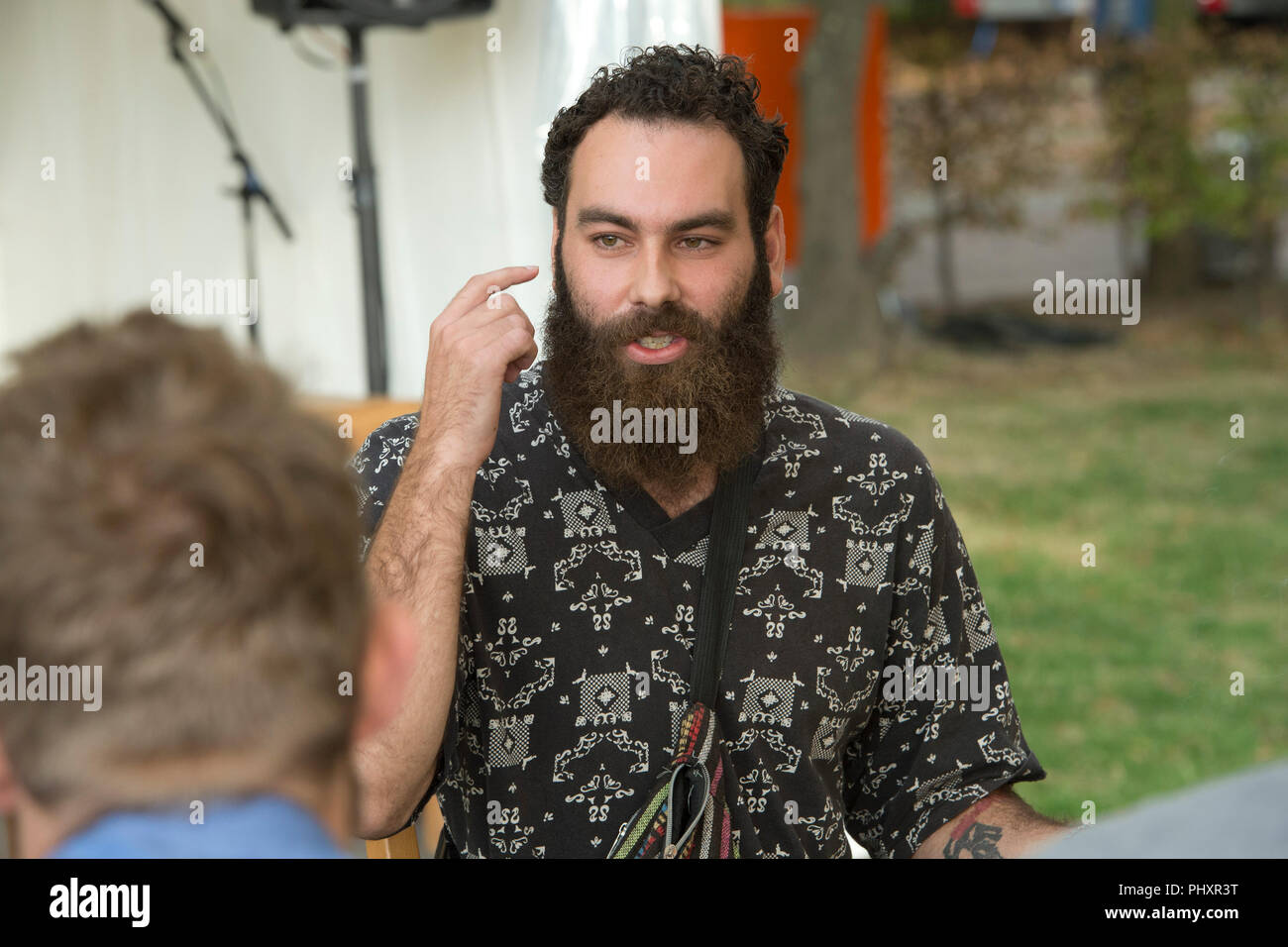 Duesseldorf, Deutschland. 31st Aug, 2018. Dominik BLOH, Author ...