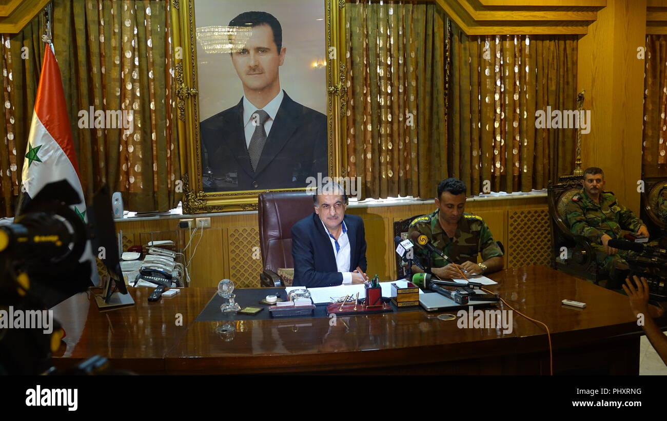 Aleppo, Syria. 16th Aug, 2018. 16.08.2018, Syria, Aleppo: Hussein Diab ...