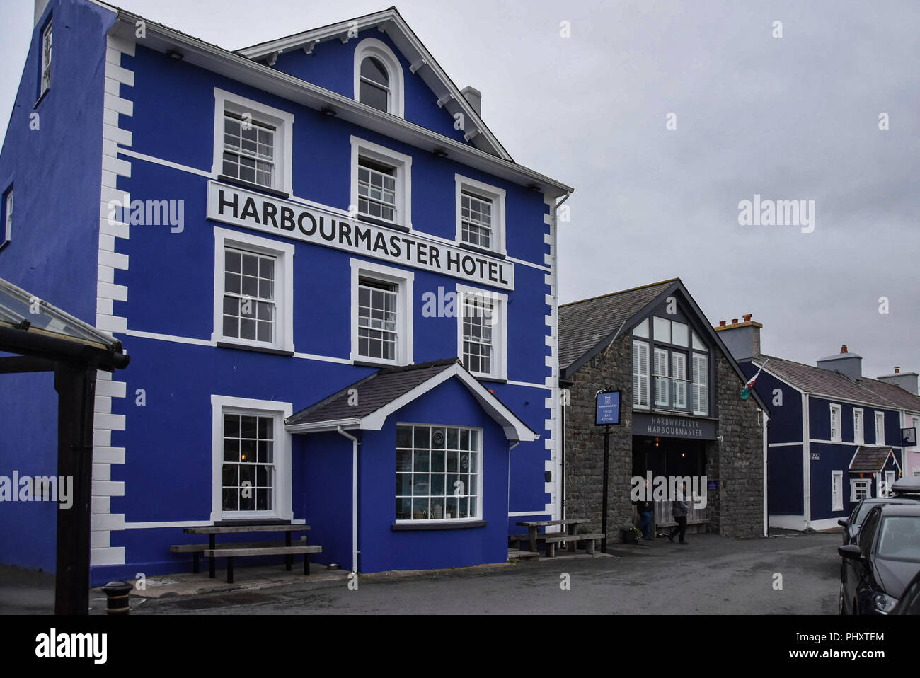 Harbour Master Hotel aberaeron Stock Photo - Alamy