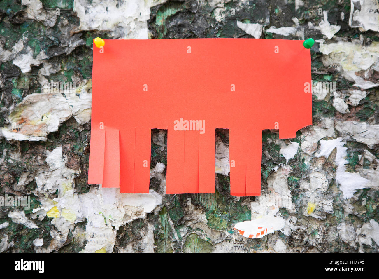 Tear off tabs hi-res stock photography and images - Alamy