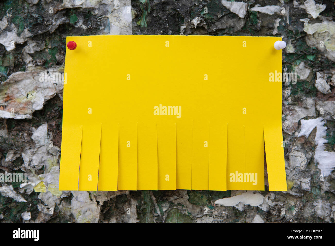 Tear off tabs hi-res stock photography and images - Alamy