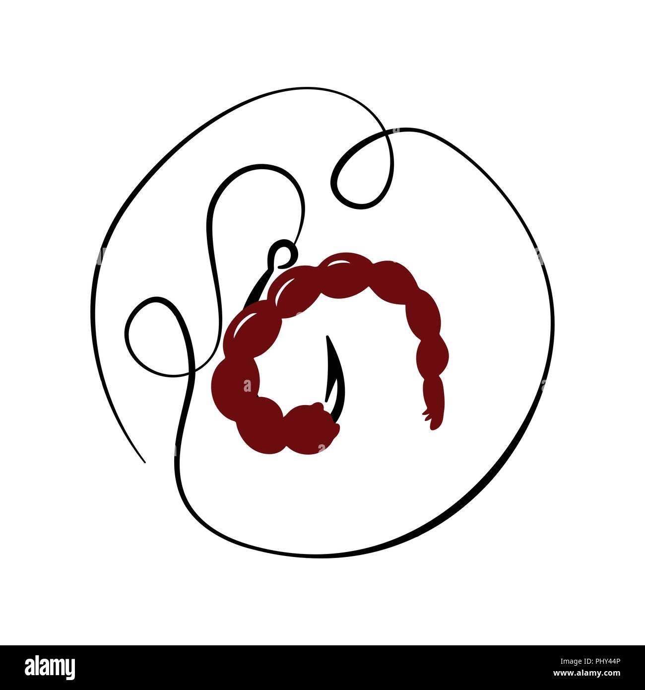 Bloodworms Stock Vector Images - Alamy