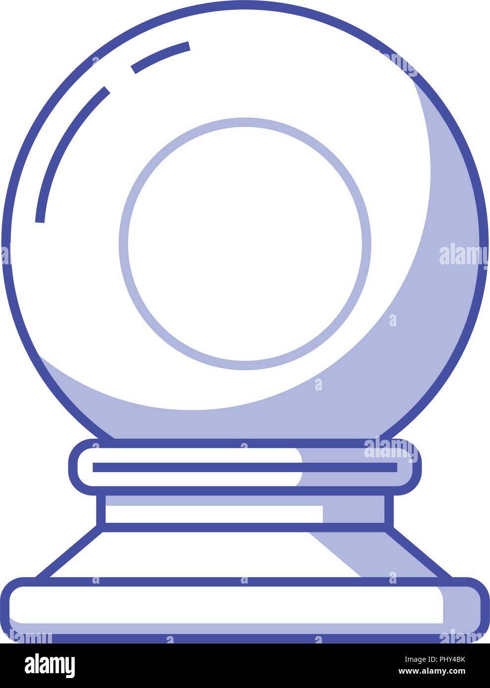 Magic Crystal Sphere or Glass Ball Icon Stock Vector Image & Art - Alamy