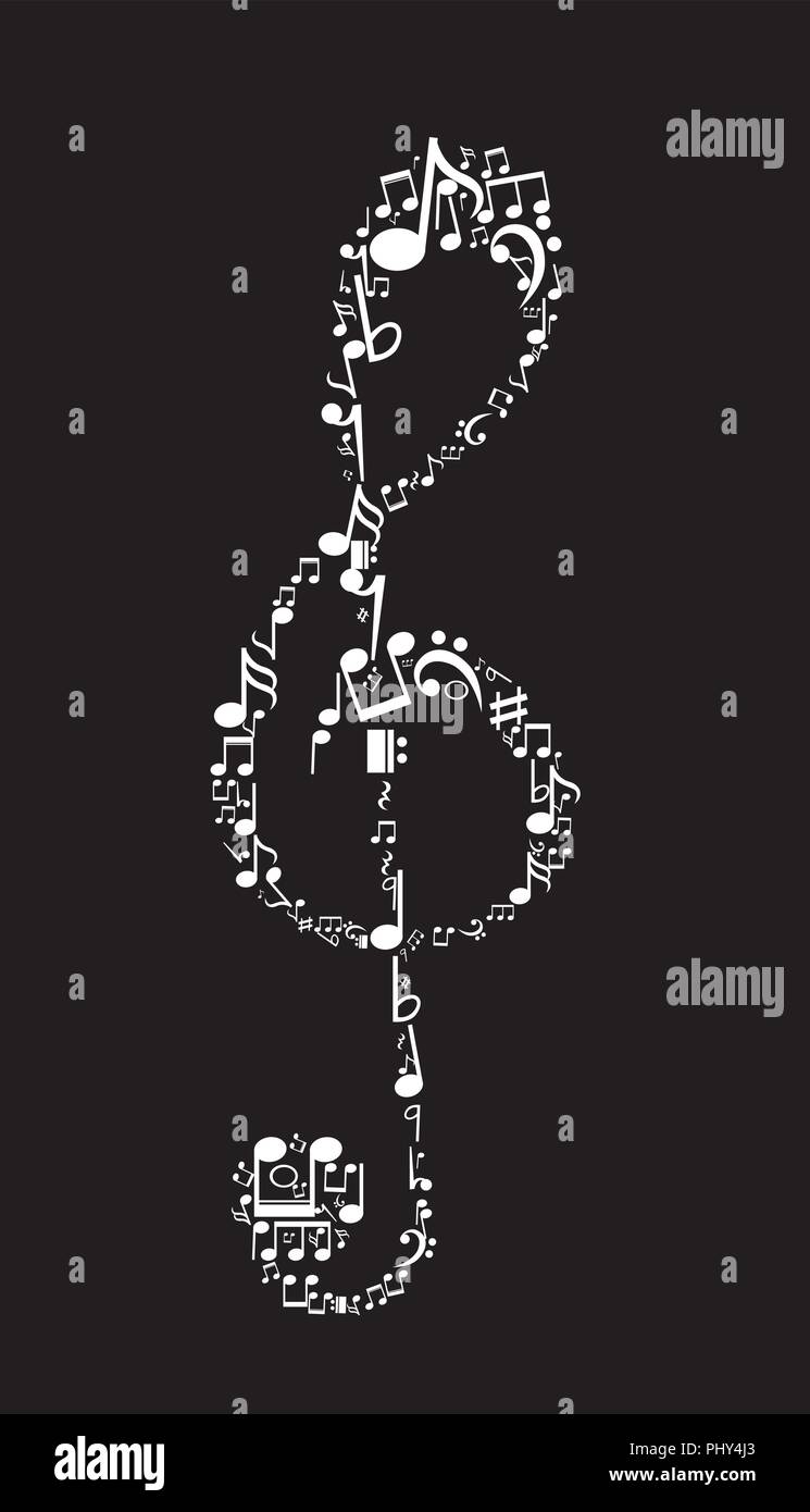 Musical notes. Vector illustration Stock Vector Image & Art - Alamy