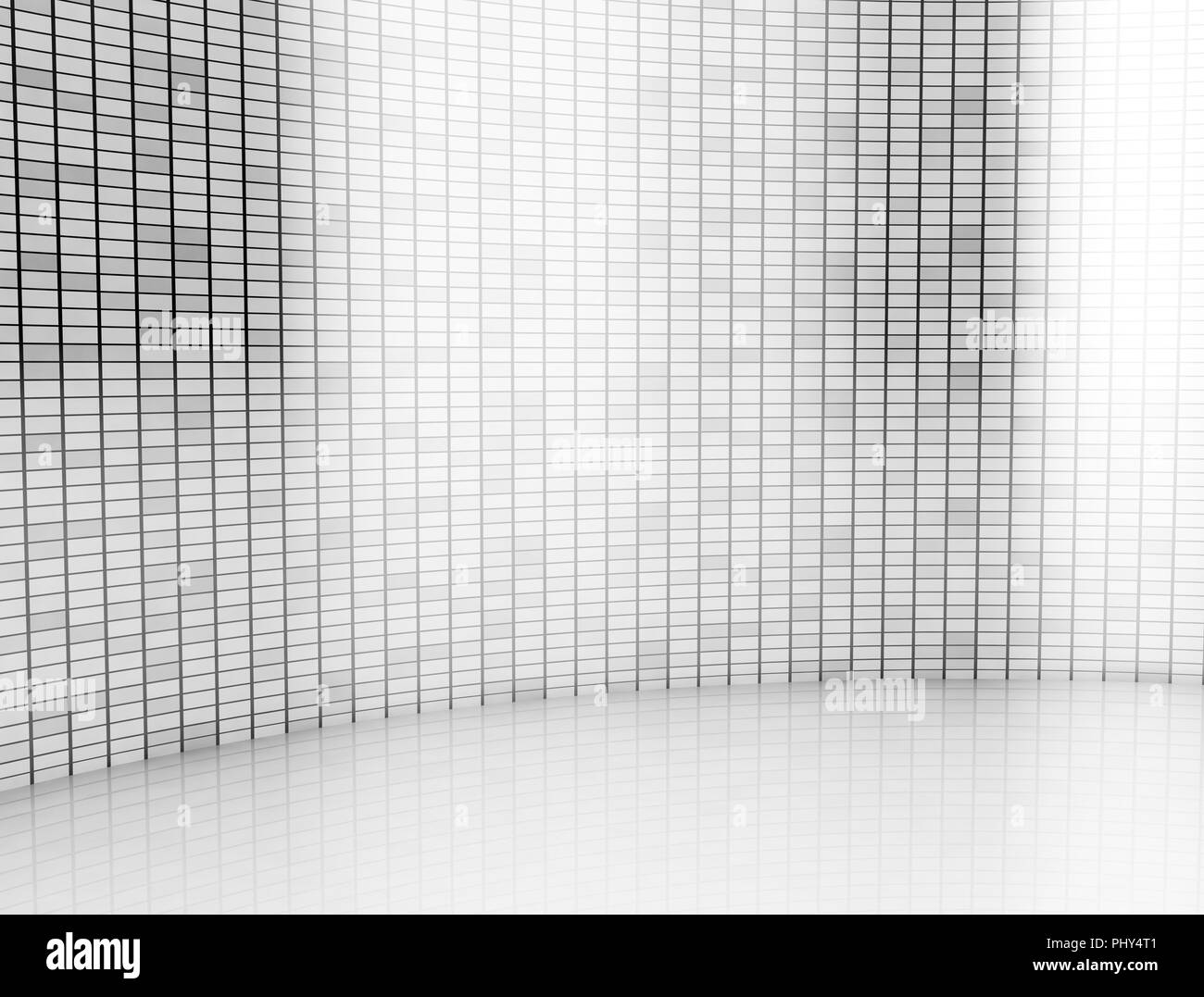 Abstract digital wall squares data center Stock Photo - Alamy